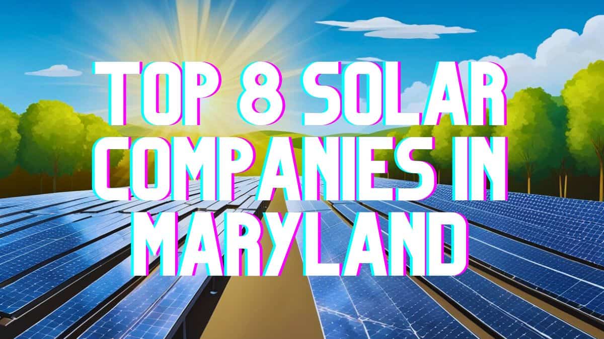 Top 8 Best Solar Companies in Maryland (Local vs National)